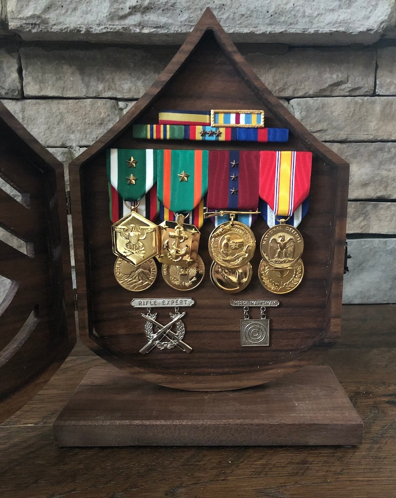 Military Medal Display Case - Etsy