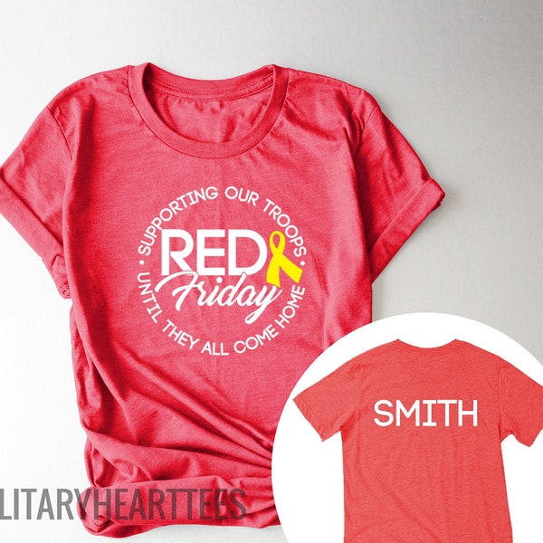 Red Deployment Shirt - Etsy