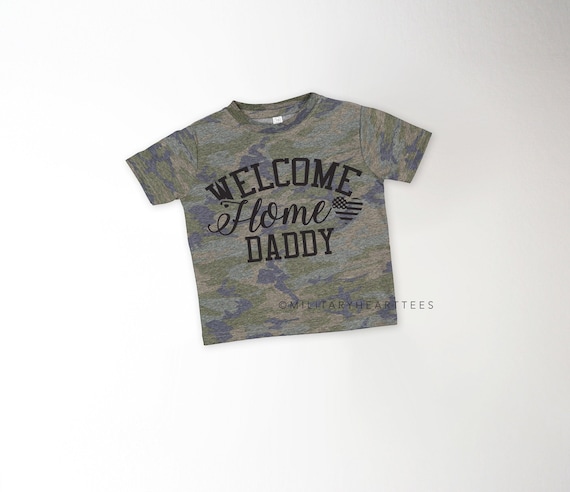 Welcome Home Dad Shirt Welcome Home Daddy Shirt Personalized - Etsy