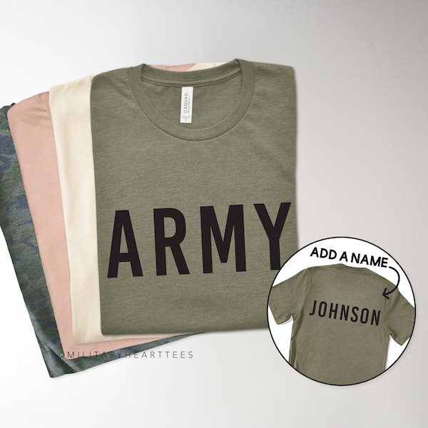 Army T Shirts - Etsy