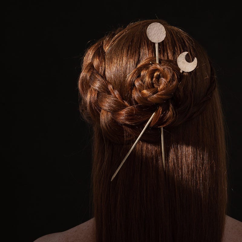 Moon Hair Fork - Etsy