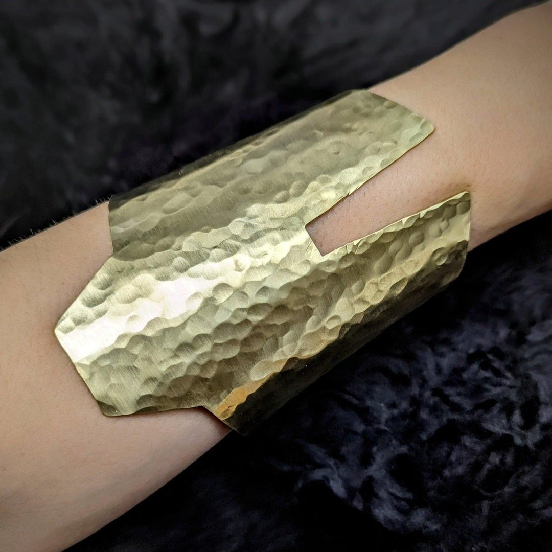 ATHENA Bracer-cuff / Brass Wonder Woman Cosplay Bracelet Golden ...
