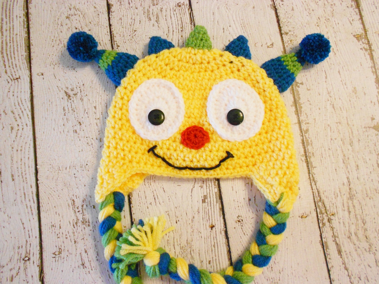 Crochet Monster Hat-newborn to Adult - Etsy