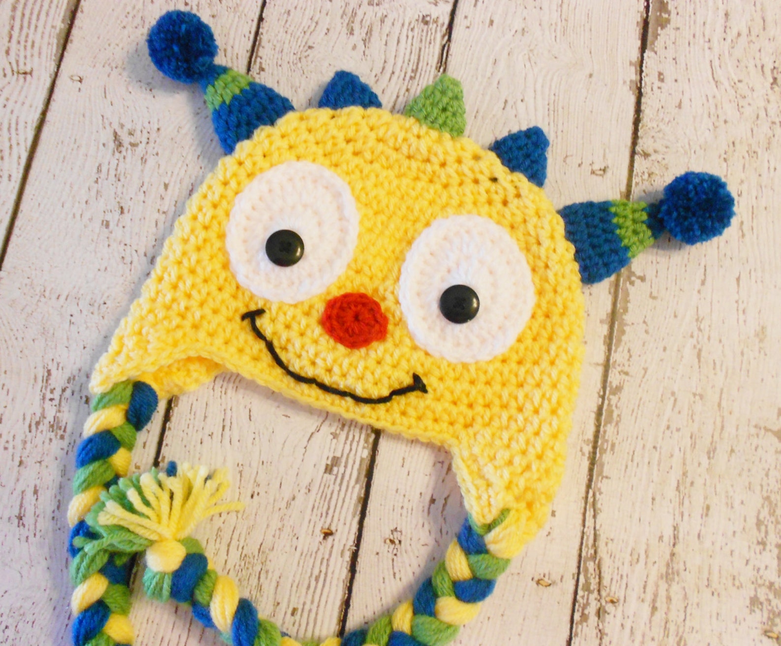 Crochet Monster Hat-newborn to Adult - Etsy