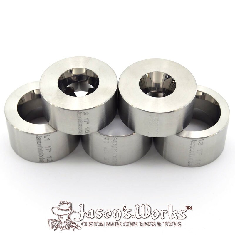 THE ORIGINAL Full Set of 17 and 25 Degree Universal Dies! .7" Through 1 ...