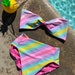 Pastel Rainbow Stripe Suit - Etsy