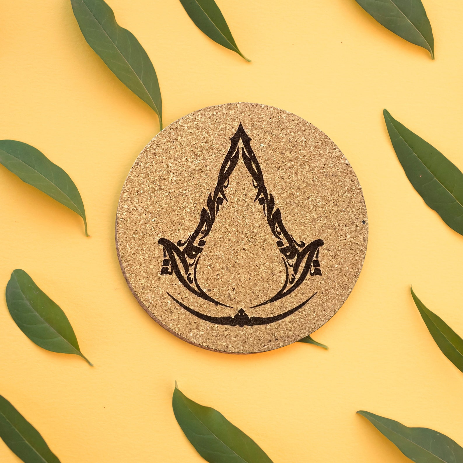 Gaming Room Cork Coasters Brotherhood Gaming Geek Coaster Gift ...