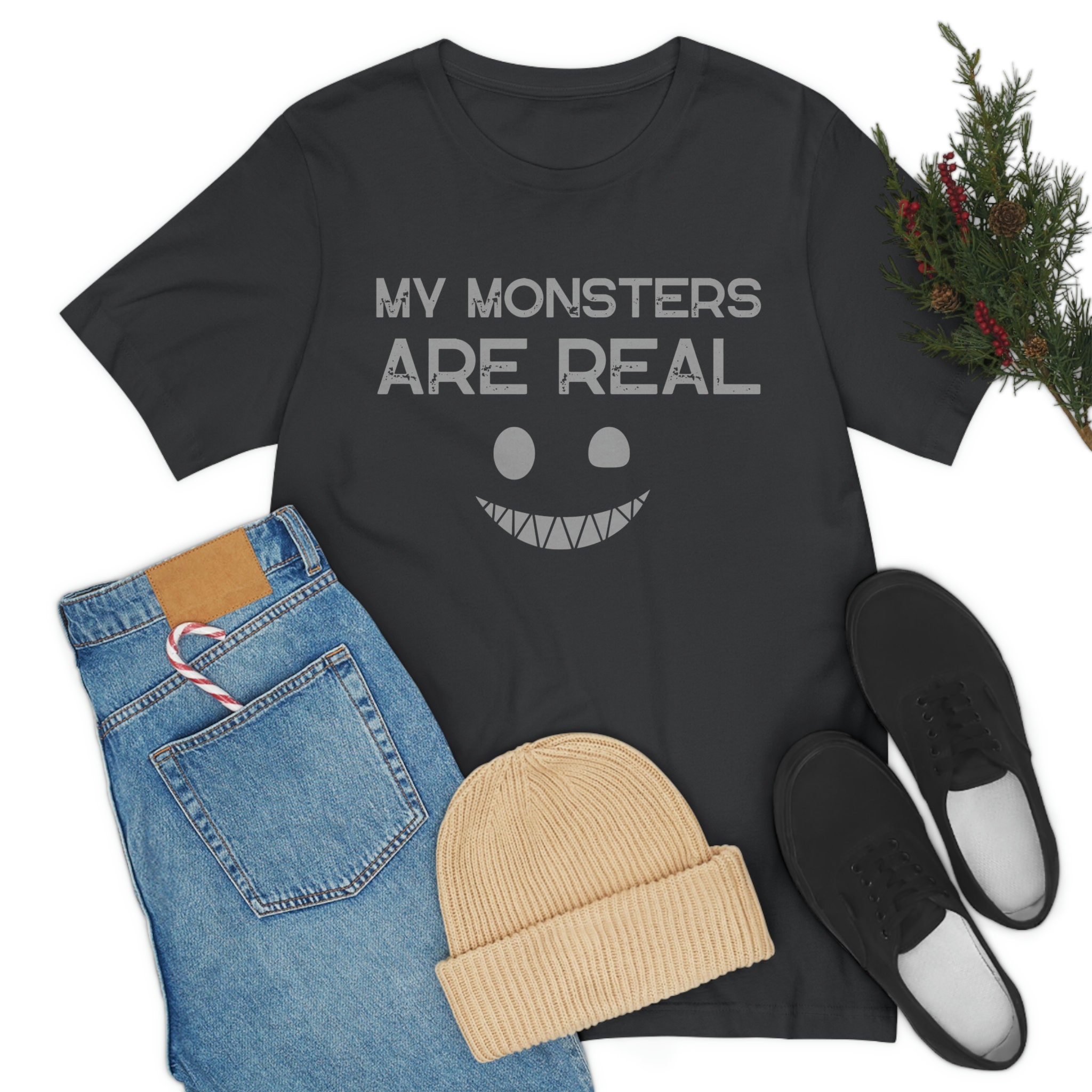 Self Care T Shirt My Monsters Are Real T-shirt Self Help - Etsy