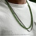 Jade Bead Necklace, Men's Necklace, Men's Bead Necklace, Jade Jewelry ...