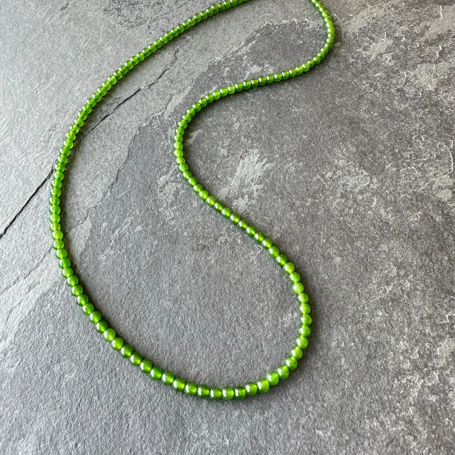 Jade Bead Necklace, Men's Necklace, Men's Bead Necklace, Jade Jewelry ...