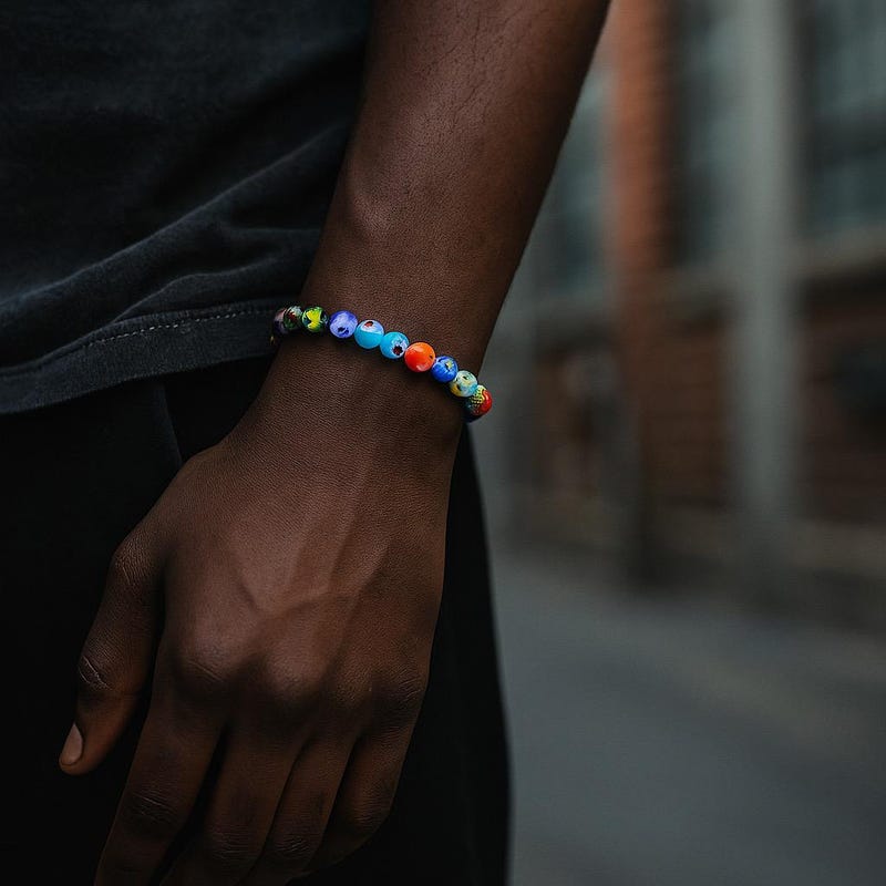 Millefiori Gold Bracelet - Etsy