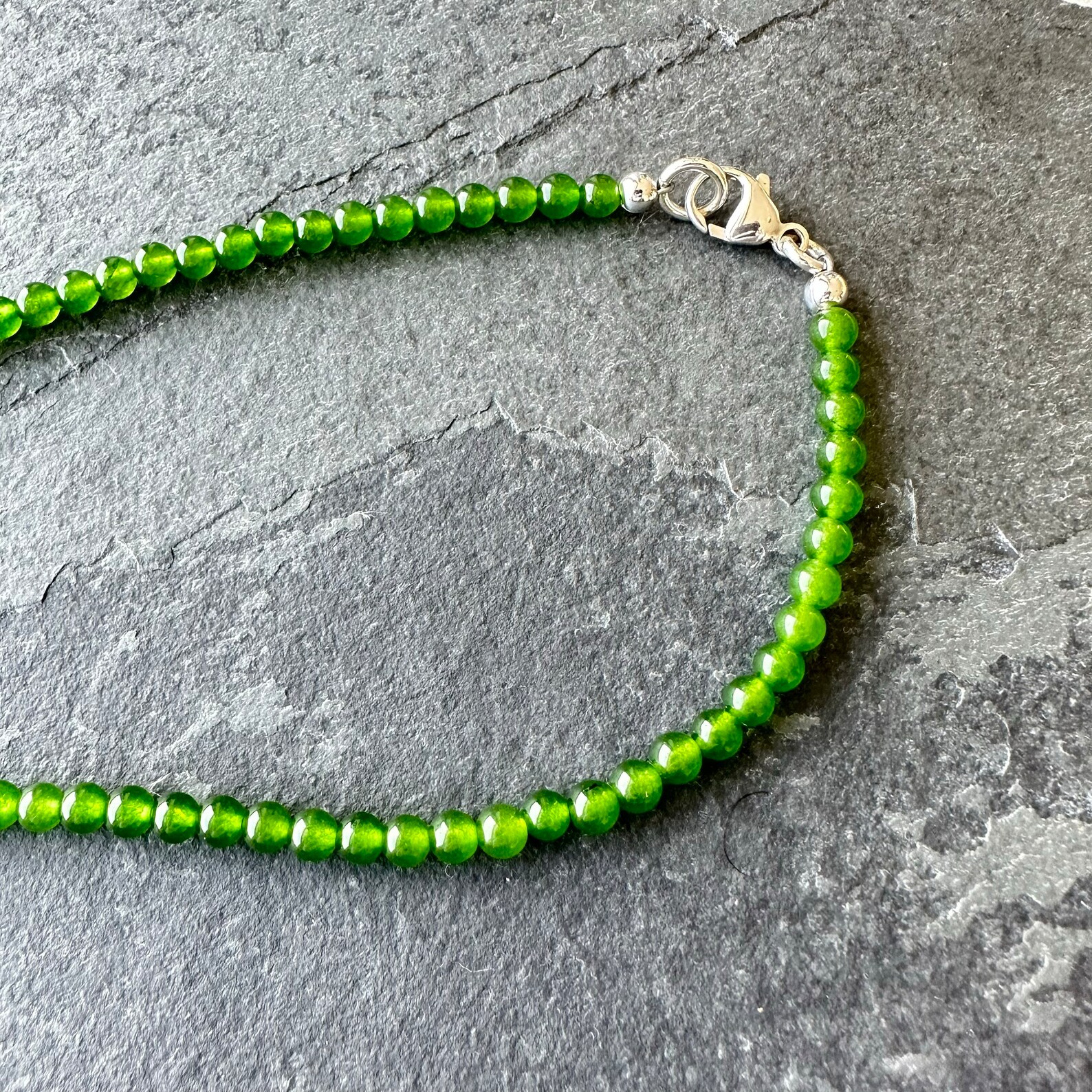 Jade Bead Necklace, Men's Necklace, Men's Bead Necklace, Jade Jewelry ...