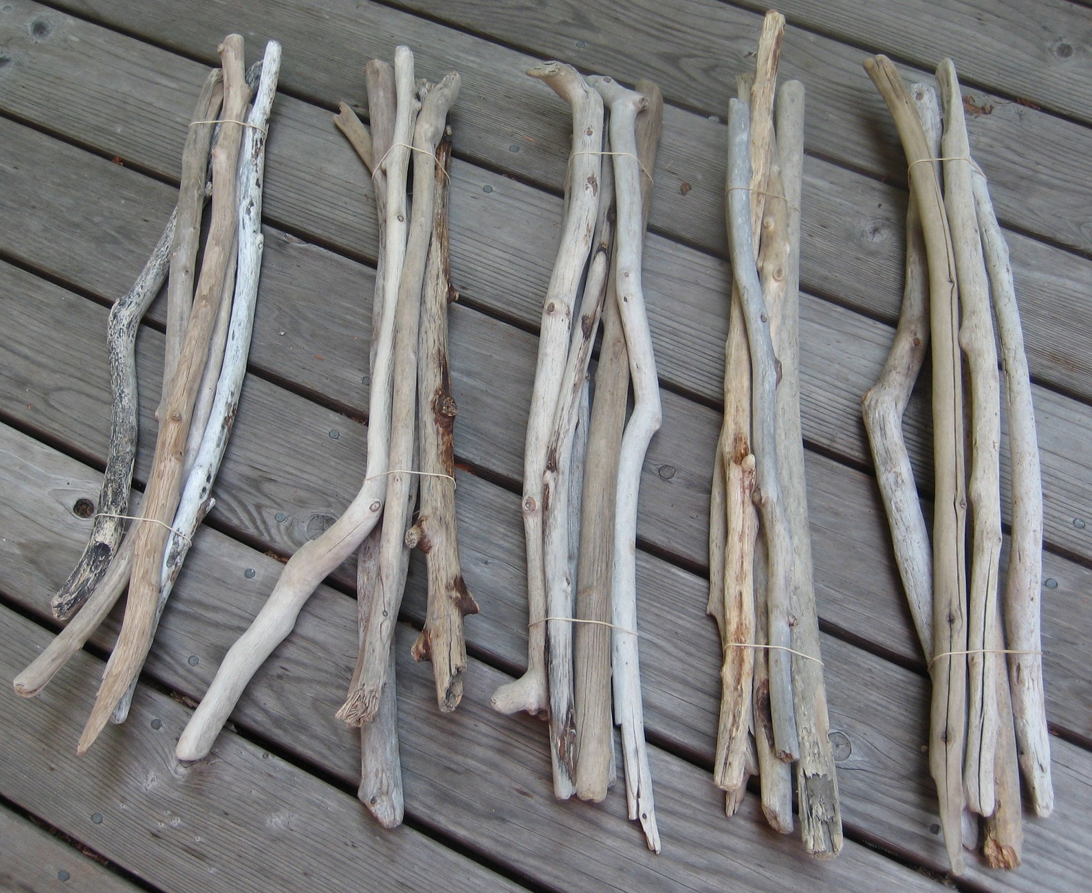 Driftwood-bundles of 5 Drift Wood Pieces-mobiles-14 to - Etsy