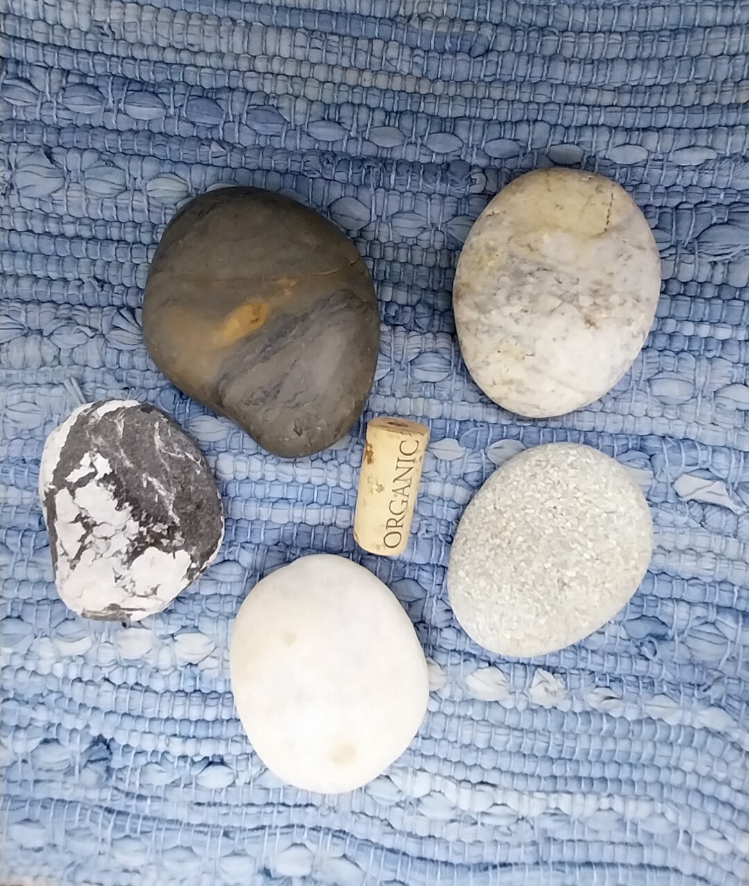 5 Large Painting Stones, Beach Stones,3 1/4" to 4" Painting Rocks ...