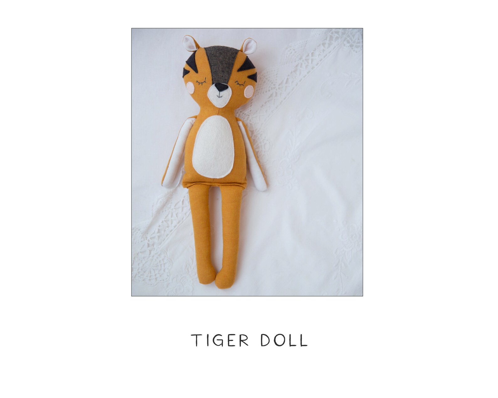 Tiger & Panda Digital Sewing Pattern and Video Tutorial - Etsy Australia