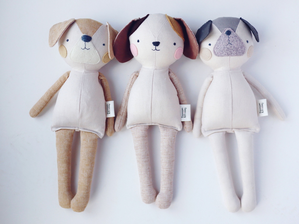 Dog Doll Digital Sewing Pattern & Video Tutorial - Etsy