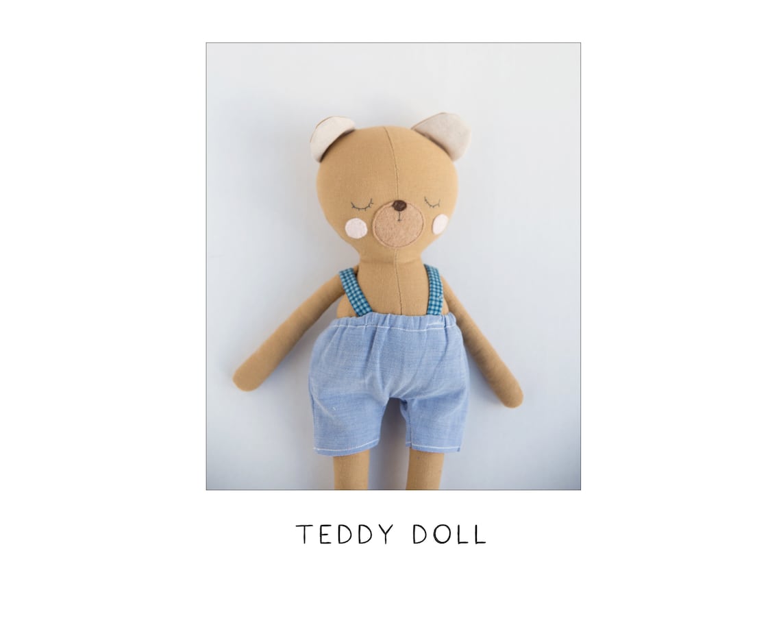 Bunny & Teddy Digital Sewing Pattern Plus Video Tutorial - Etsy