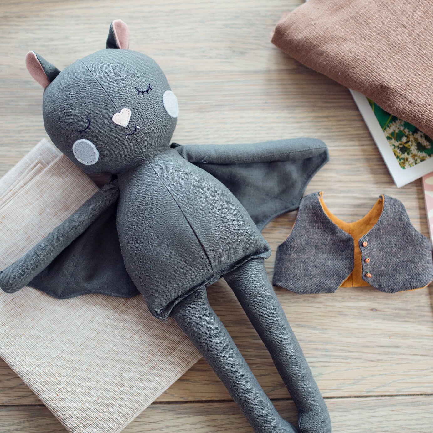 Bat Doll Sewing Pattern & Video Tutorial - Etsy