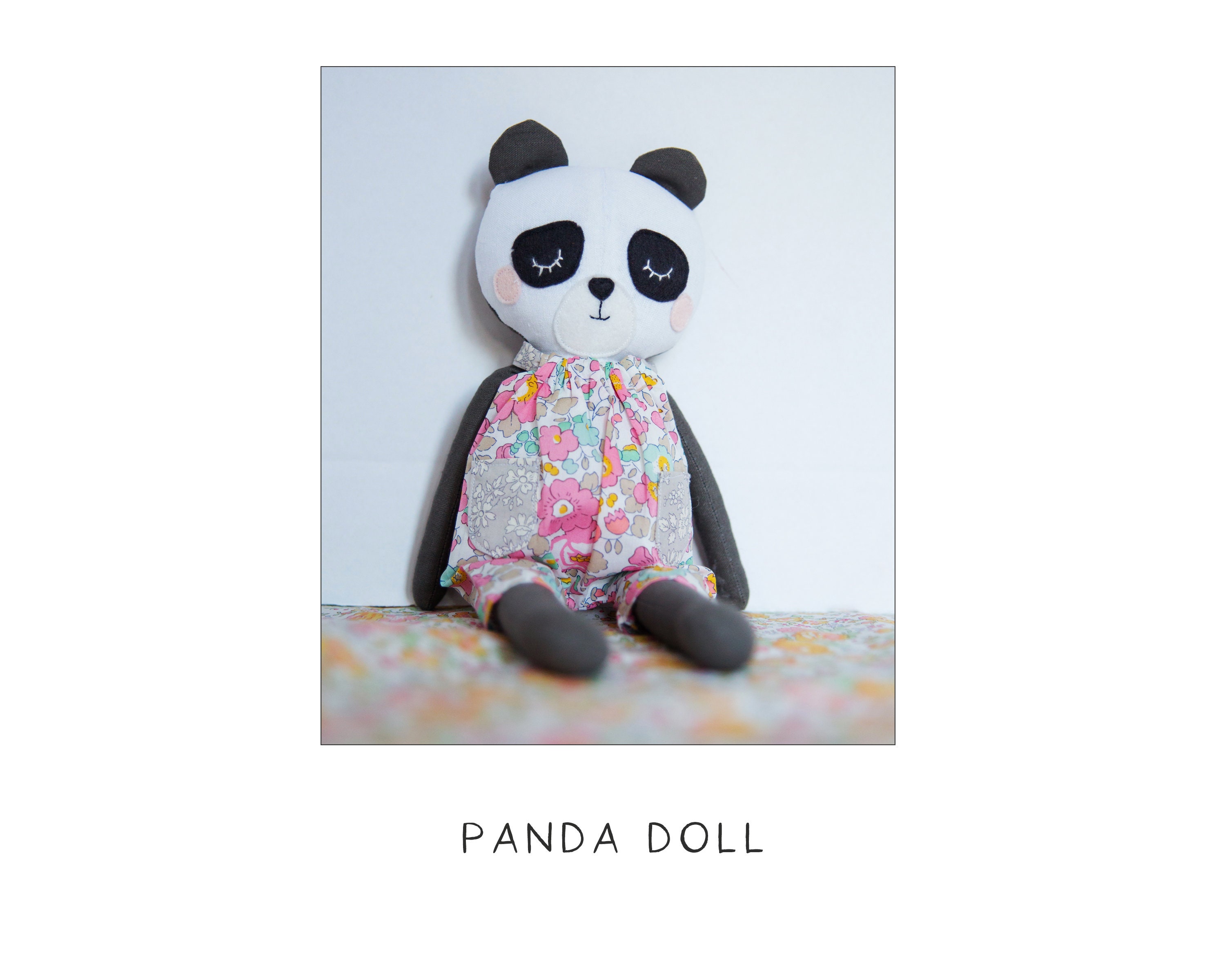 Tiger & Panda Digital Sewing Pattern and Video Tutorial - Etsy Australia