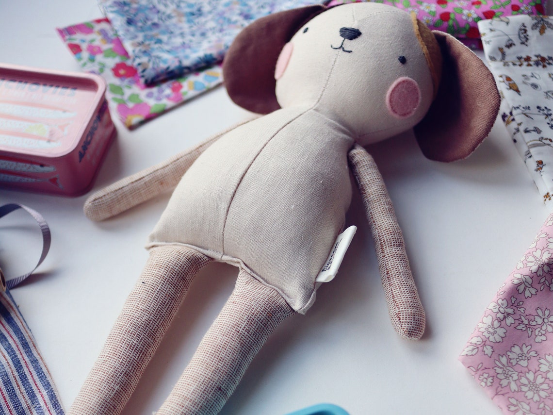 Dog Doll Digital Sewing Pattern & Video Tutorial - Etsy