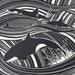 Linocut Print of Orca Whales - Etsy