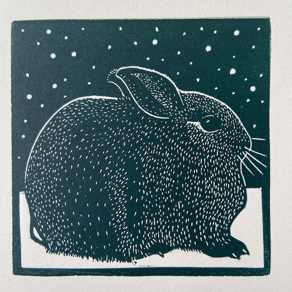 Linocut Print - Etsy UK