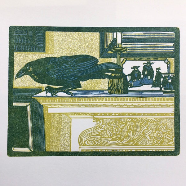 Crow Wall Art - Etsy UK