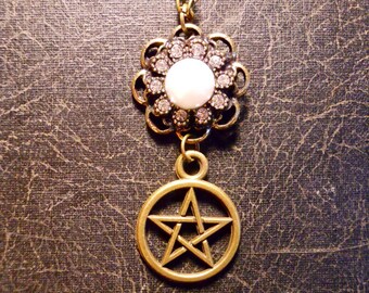 The Good Witch Pentagram White Magic Talisman Necklace | Etsy