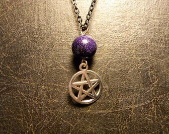 The Good Witch Pentagram White Magic Talisman Necklace | Etsy