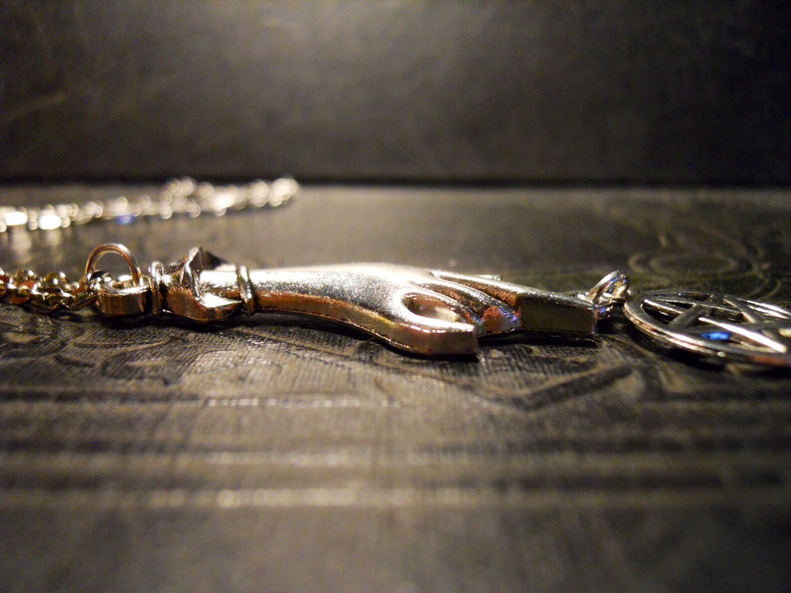 The Witch Pentagram White Magic Talisman Necklace | Etsy