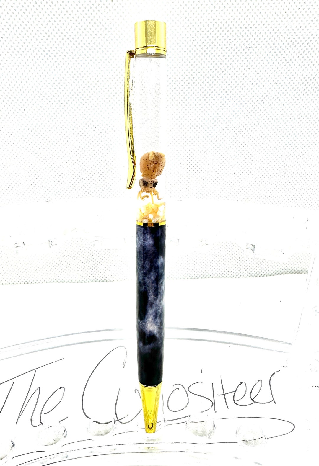 Real Specimen Ink Pen Tiny Real Squid Crushed Pearl Shell Baby ...
