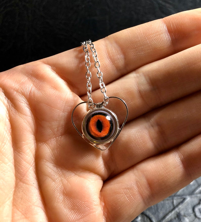 Red Fox Eye Taxidermy Open Heart Mount Acrylic Slit Eye - Etsy