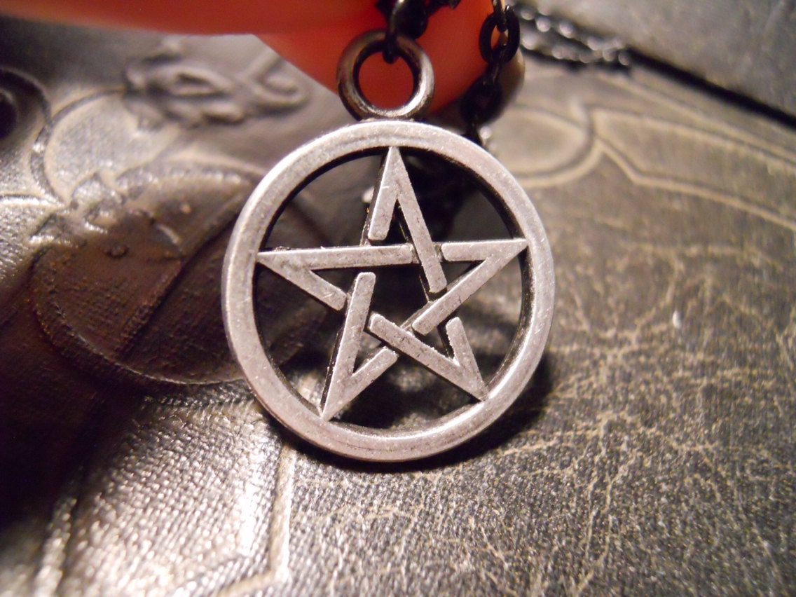 The Good Witch Pentagram White Magic Pentacle Talisman | Etsy