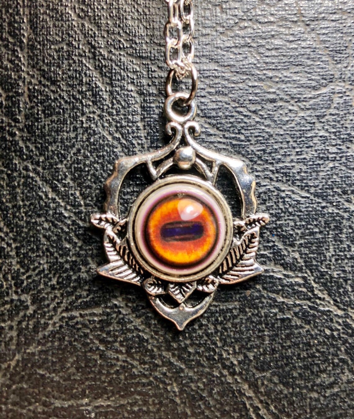 Tiny Ram Eye Taxidermy Acrylic Goat Eye Necklace Horizontal | Etsy