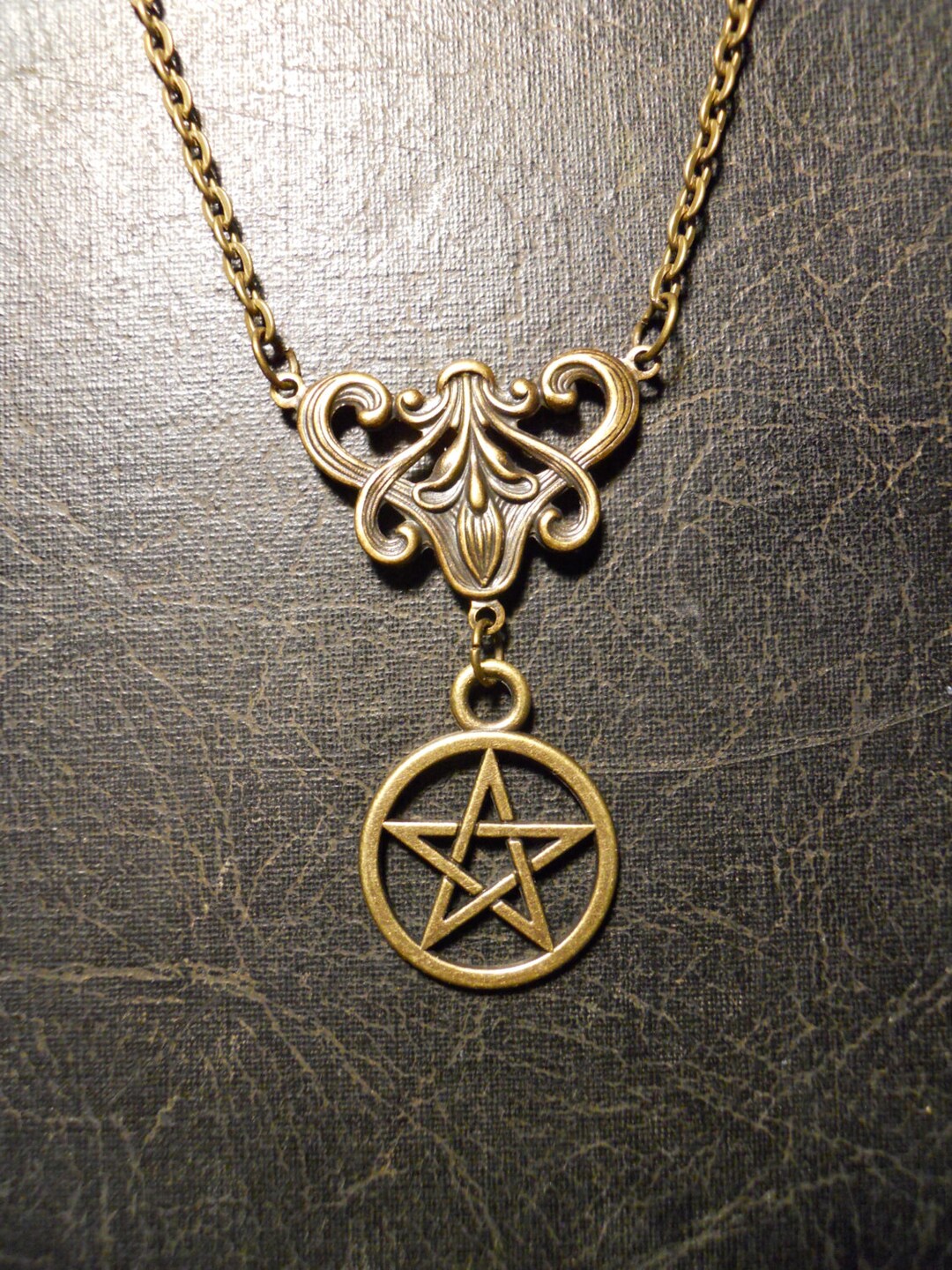 The Good Witch Pentagram White Magic Talisman Necklace - Etsy
