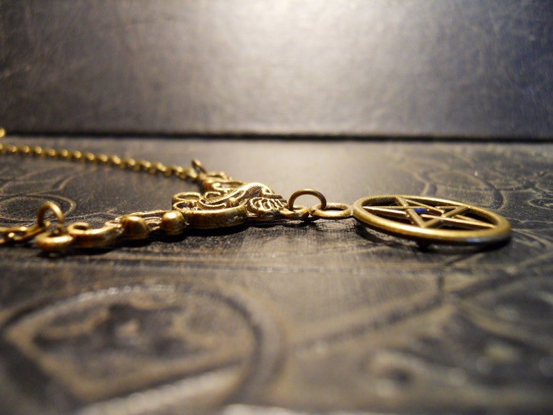 The Good Witch Pentagram White Magic Talisman Necklace - Etsy