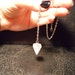 Clear Quartz Point Divination Dowsing Pendulum Necklace Fortune Teller ...