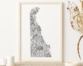 Delaware Wall Art | Etsy