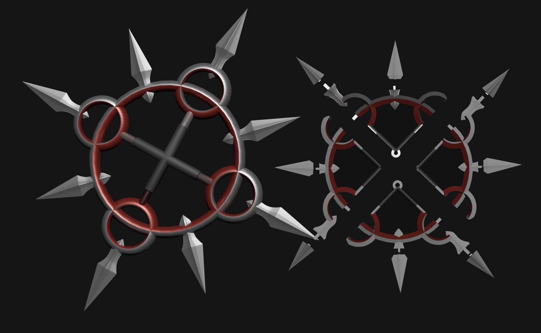 Kingdom Hearts - Axel Chakrams STL Files - Etsy UK