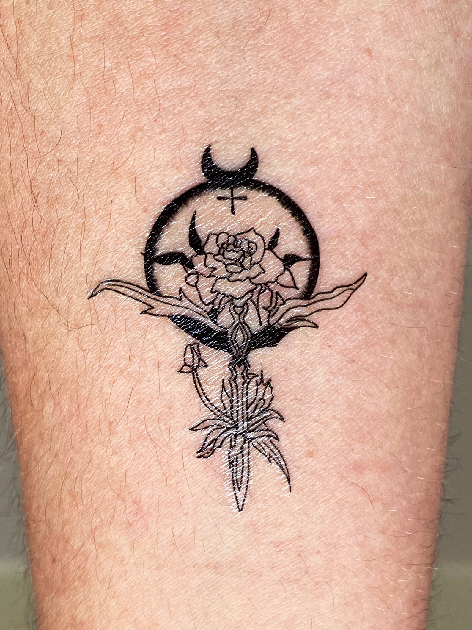 Dimitrescu sisters forehead emblem temporary tattoo x3 | Etsy