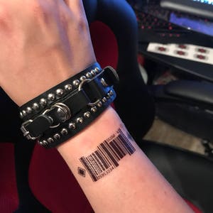 Prompto Argentum Codeprint Temporary Tattoo (x3 of Each Tattoo) - Etsy