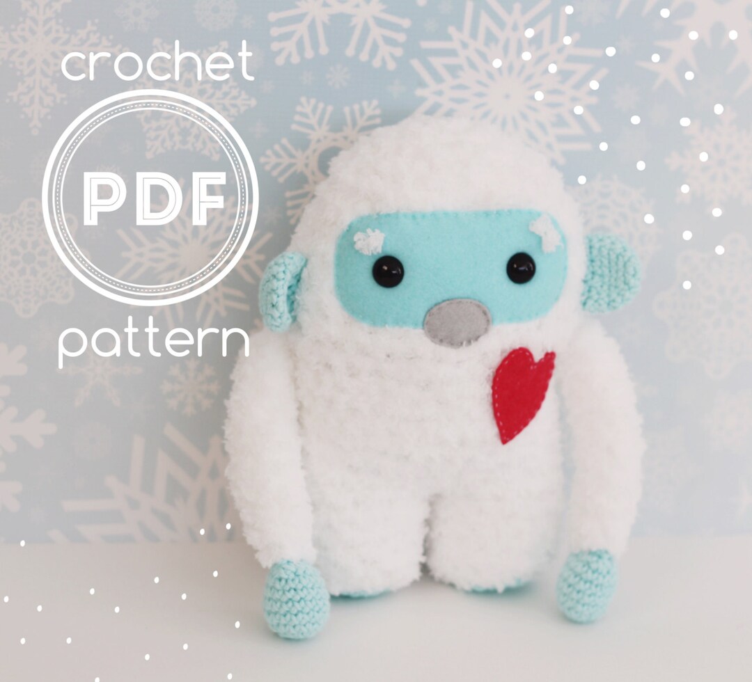 Yeti Crochet Pattern - Etsy