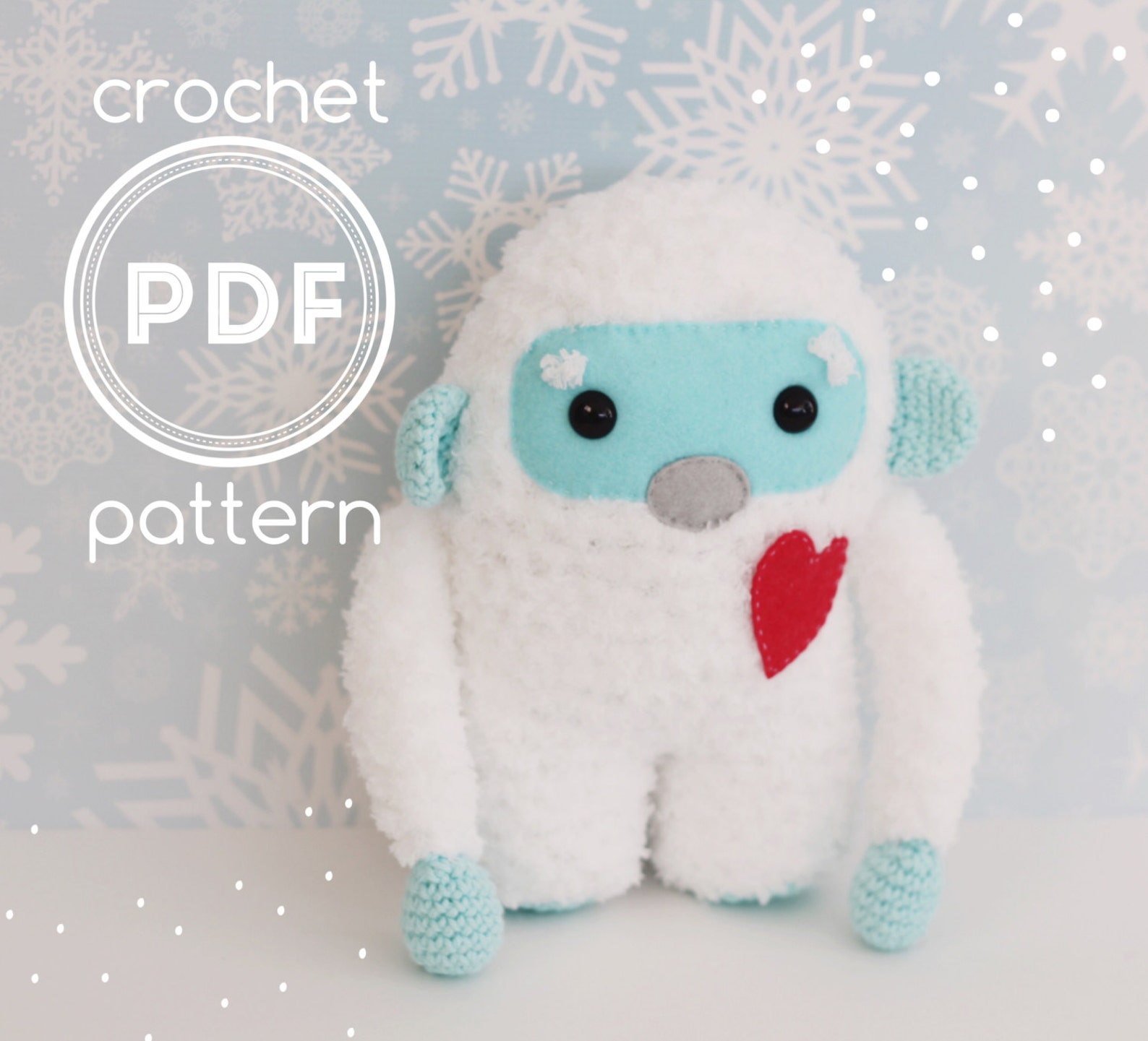 Yeti Crochet Pattern - Etsy