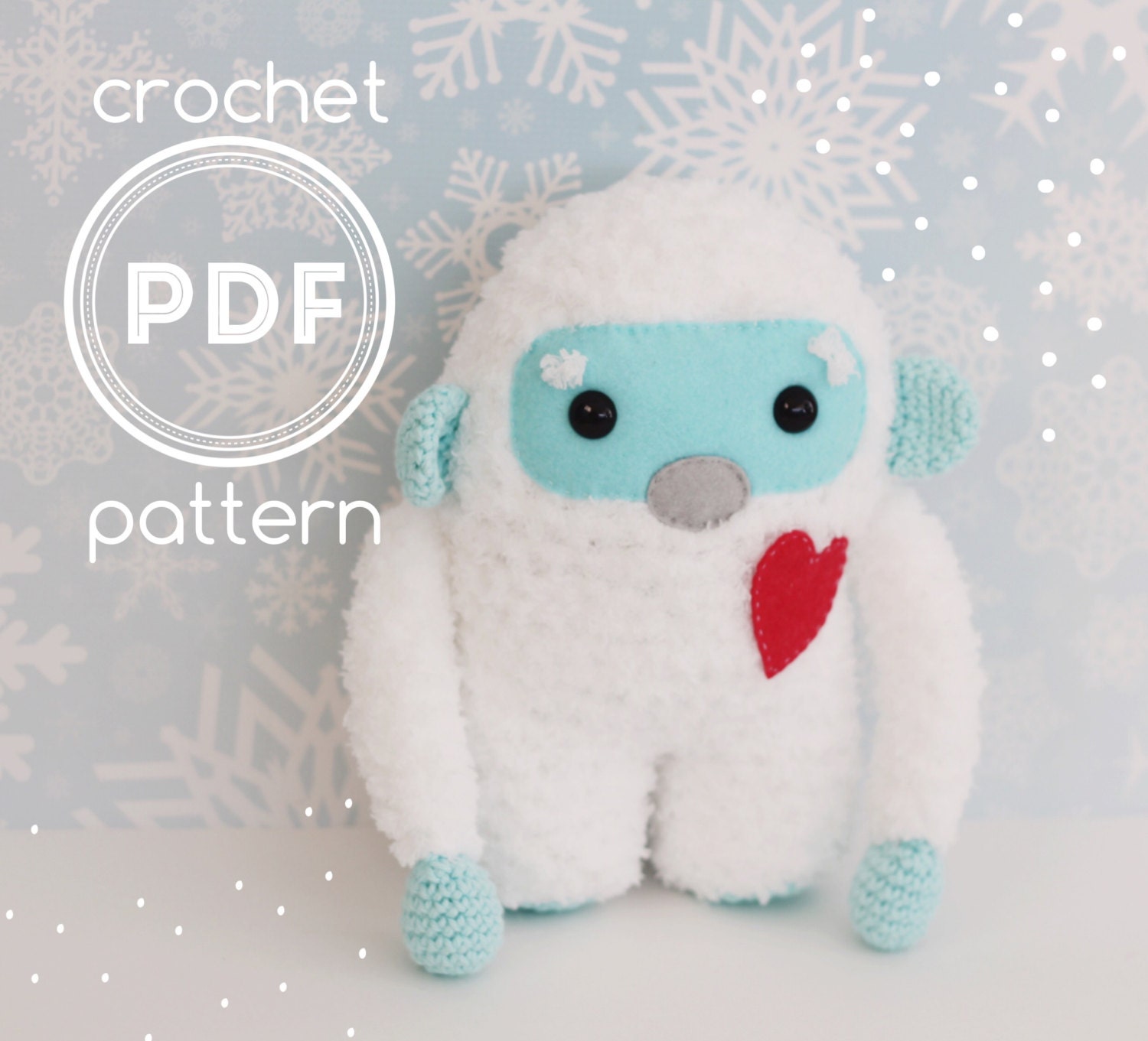 Yeti Crochet Pattern - Etsy