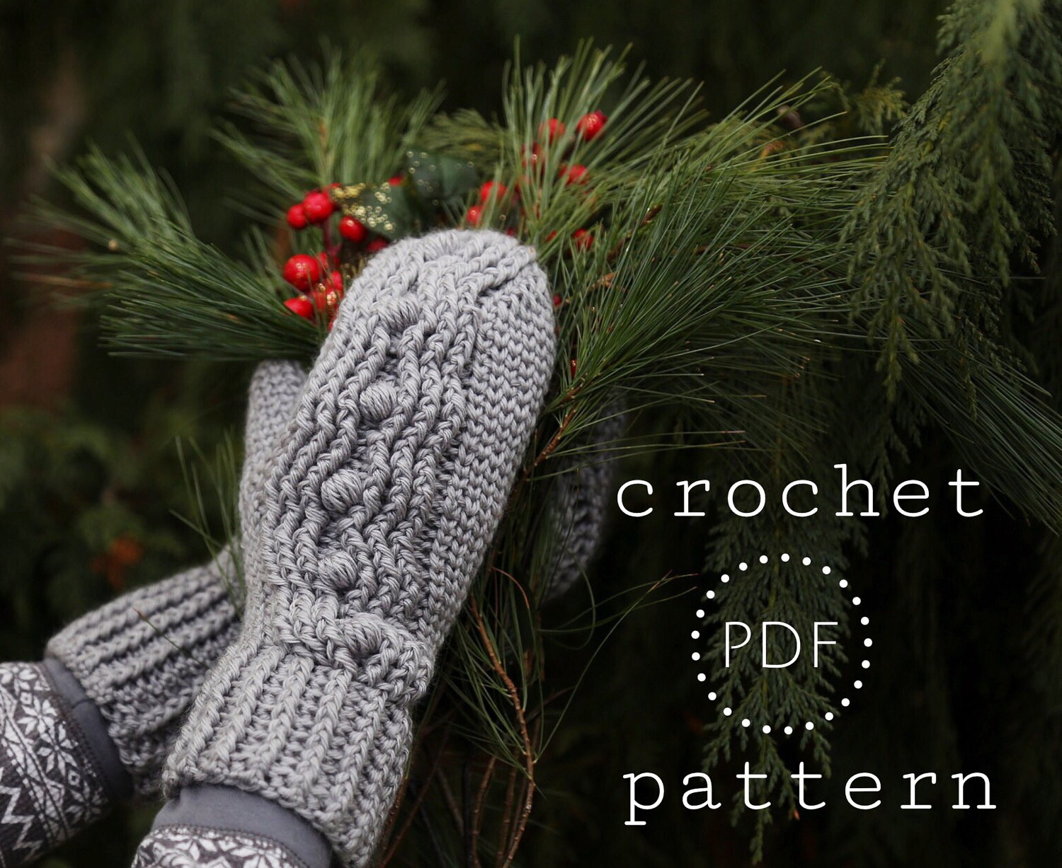 Madison Honeycomb Mittens/mitts PDF Pattern - Etsy