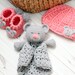 PDF Crochet Pattern Bear Newborn Gift Set Hat Booties and - Etsy