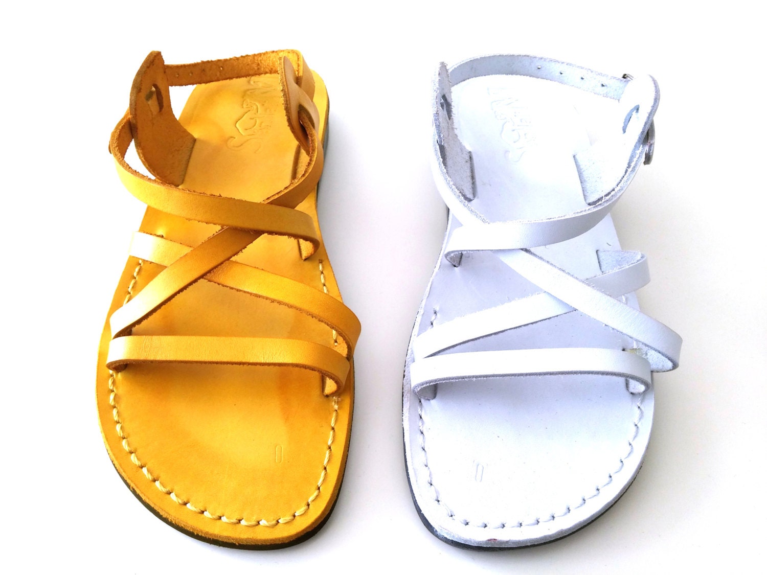 Purple Summer Beach Leather Sandals for Men and Women Classic | Etsy