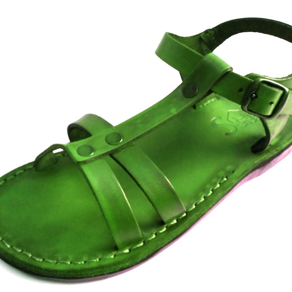 Green Sandals - Etsy