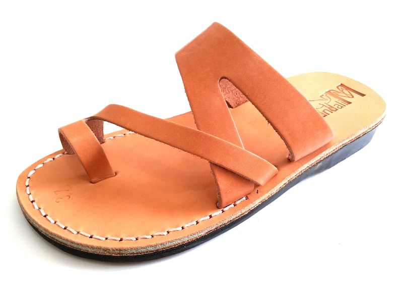 Blue Leather Jesus Sandals for Men and Women, JERICHO - Etsy