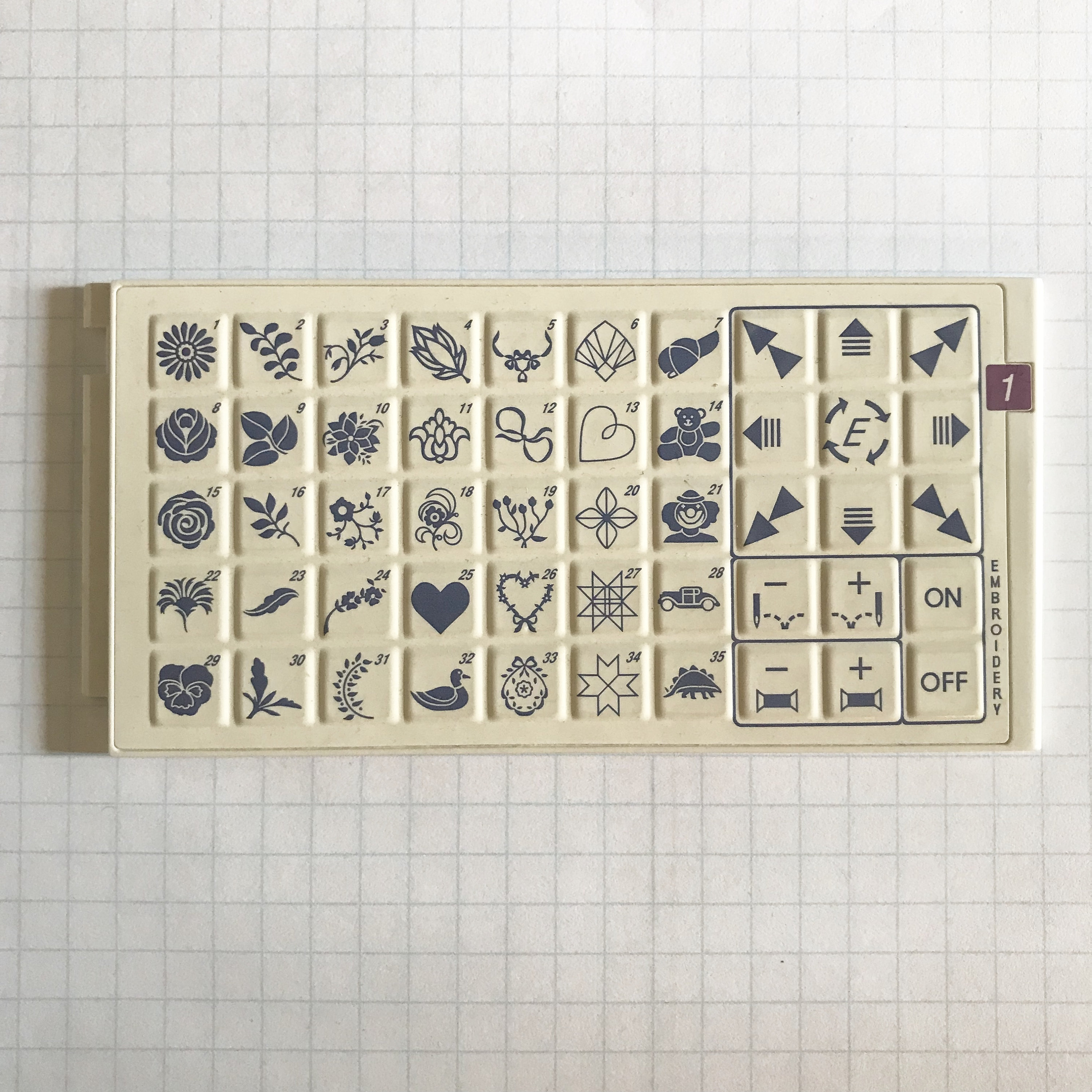 Husqvarna Viking 1 Stitch Cassette 1 Etsy
